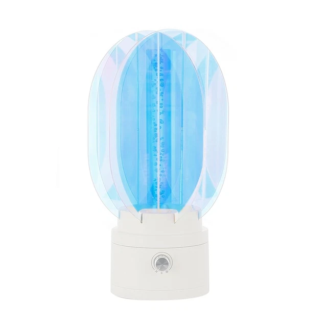 LED DAZZLE COLOUR Rotating Ambient Bedroom Table Lamp Charging ...