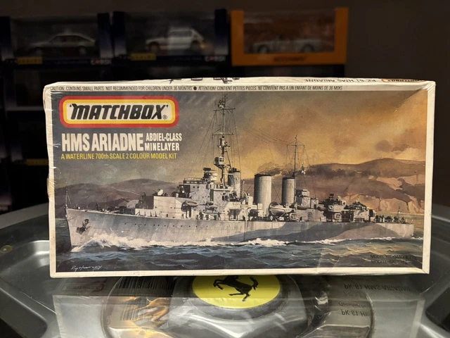 MATCHBOX HMS ARIADNE 1:700 Scale Waterline Model Ship Kit PK-61 Vintage ...