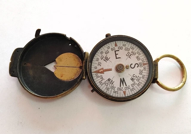WW1 US ENGINEER Corps Brass Military Compass No. 1308 $59.00 - PicClick CA