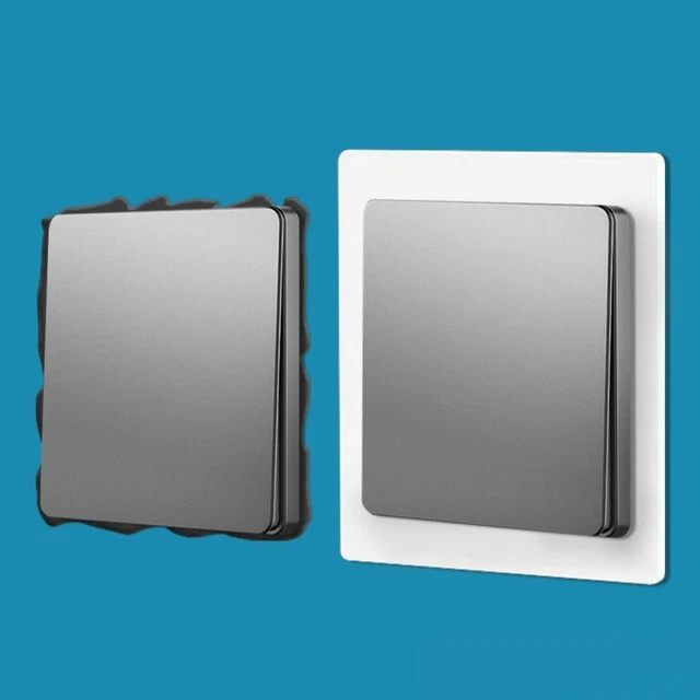 PLASTIC SWITCH SOCKET Panel Universal Switch Socket Frame Electrical ...