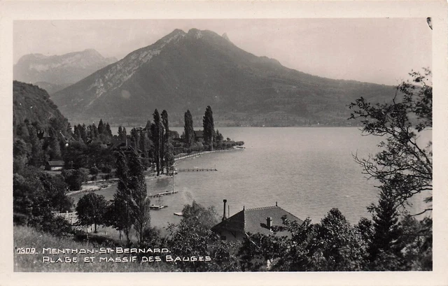 74 MENTHON SAINT Bernard Plage Et Massif Des Bauges EUR 5,90 - PicClick FR