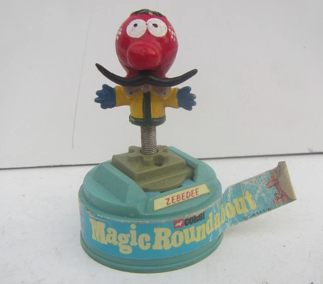 VINTAGE CORGI 'MAGIC Roundabout' Zebedee Figure 1972 £5.99 - PicClick UK