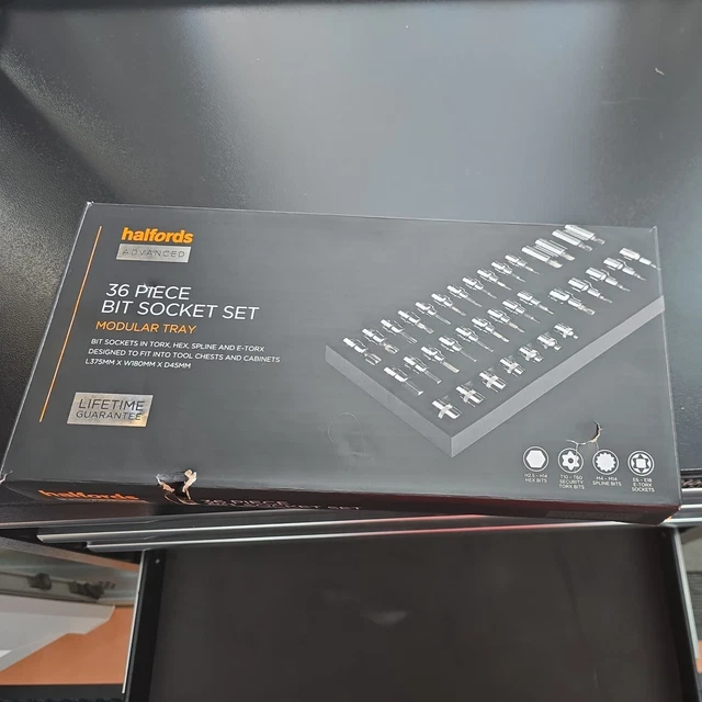 HALFORDS ADVANCED 36 Piece Torx/ Hex/ and E Torx Set £31.88 - PicClick UK