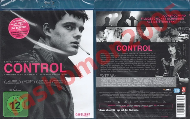 BLU-RAY CONTROL SAM Riley Anton Corbijn Ian Curtis Joy Division Region ...