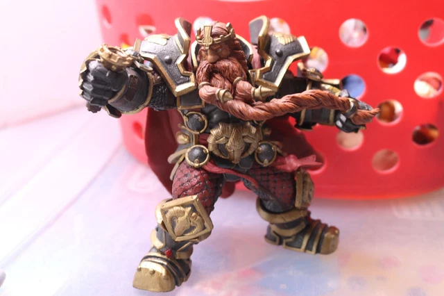MAGNI DWARVEN KING Bronzebeard World Of Warcraft Action Figure Series 6 ...