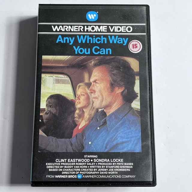 ANY WHICH WAY You Can, Pre Cert, Warner, Ex Rental VHS (1980) £22.99 ...