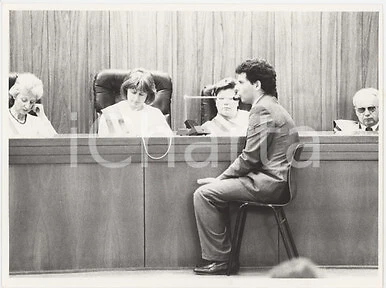 1983 MILANO PROCESSO Walter TOBAGI - Marco BARBONE Foto 24x18 cm EUR 22 ...