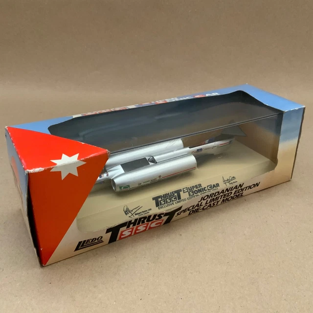 THRUST SSC JORDANIAN Super Sonic Car Model by LLEDO BOXED Die-Cast 1: ...