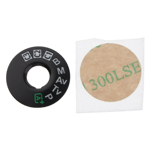 METAL FUNCTION DIAL Mode Plate Menu Button w/ Tape for Canon EOS 5D ...