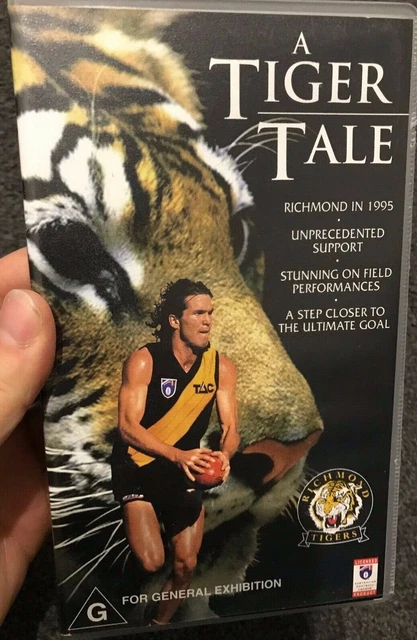 AFL - A Tiger Tale VHS TAPE (1995 Richmond Tigers video) Australian ...