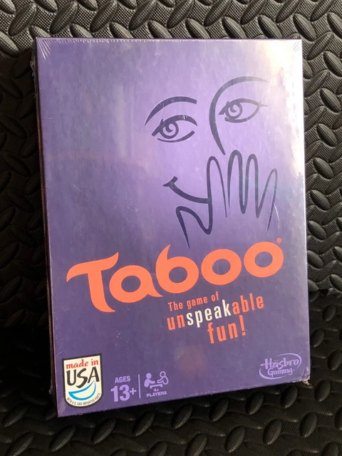 GIOCO DA TAVOLO Taboo - The Game of Unspeakable Fun by Hasbro (NUOVO ...