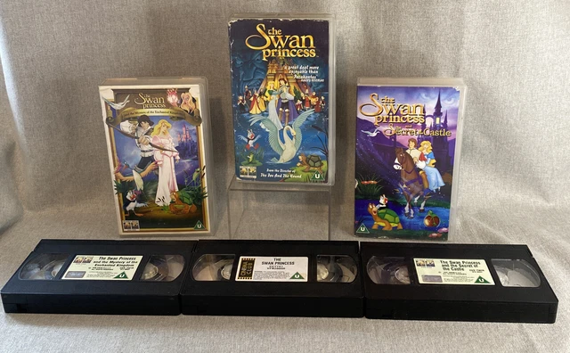 3X THE SWAN Princess Set bundle VHS Secret Castle Mystery of Enchanted ...