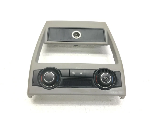 07-10 BMW X5 E70 Rear A/C Ac Heat Climate Control Panel W/ Trim Bezel ...