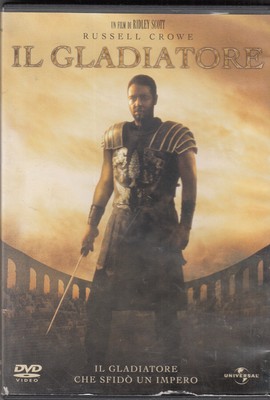 IL GLADIATORE UN film di Ridley Scott con Russell Crowe. DVD in italiano ed. EUR 3,00 - PicClick IT
