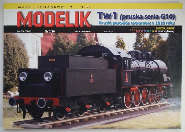 MODELIK 2/2016 - Preußische Dampflokomotive Tw1 (Baureihe G10) EUR 61 ...