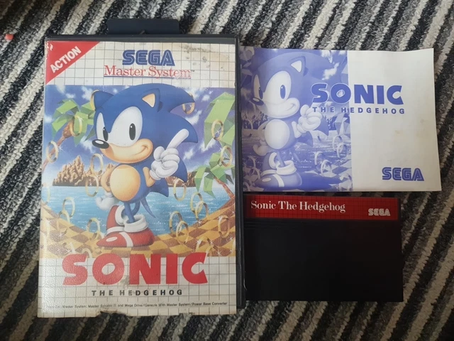 SEGA MASTER SYSTEM - Sonic The Hedgehog Complete £12.99 - PicClick UK