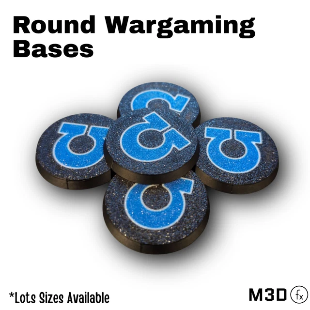 32 Mm Bases 40k 28.5mm Round Slotted Bases For Miniatures - Warhammer ...