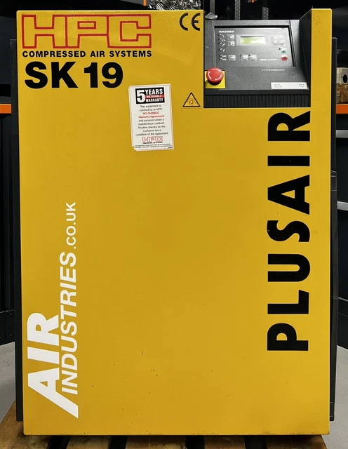 HPC / KAESER SK19 Rotary Screw Compressor, 56.2Cfm! 10Bar! 11Kw! £2,995 ...