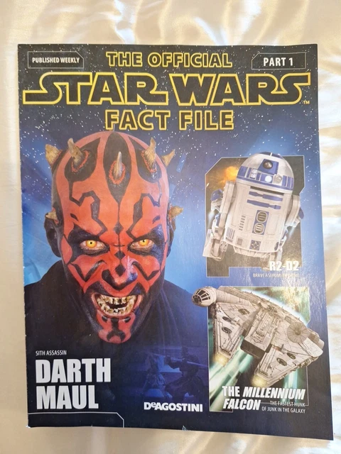 THE OFFICIAL STAR Wars Fact File #1 +Rare Collectors Guide Galaxy ...