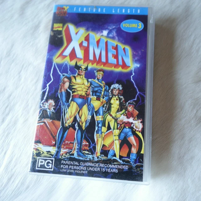 XMEN VHS VOL 3 2000 MARVEL VHS Vtg X Men Movie Video Tape XMEN Tv Show ...