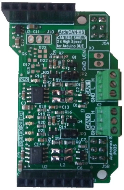 2 Port High Speed Can Bus Shield For Arduino Due Eur 39 00 Picclick Fr