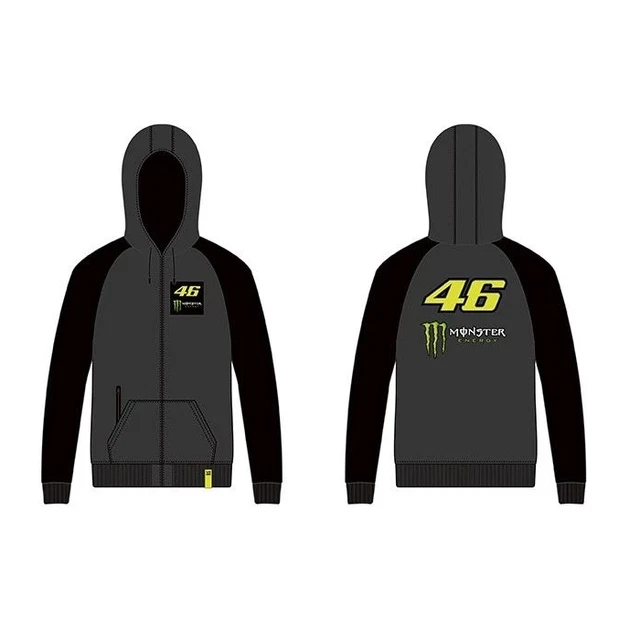 VR46 OFFICIAL VALENTINO Rossi Dual Monster Fleece Hoody - MOMFL316920 ...