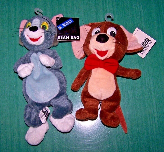WARNER BROTHERS STUDIO Store Beanbags - TOM & JERRY - 1998 - NWT! £23. ...