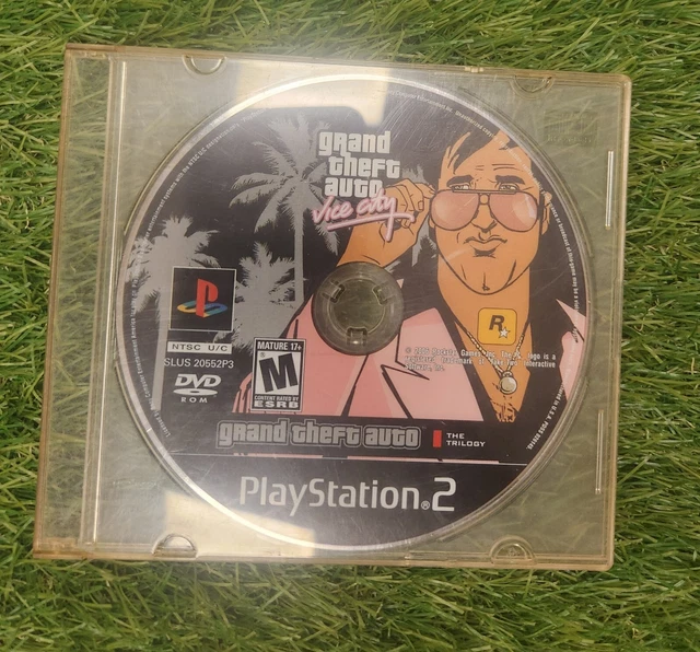 GRAND THEFT AUTO GTA Vice City (PlayStation 2 PS2) Disc Only Untested ...
