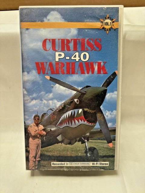 VTG 1995 CURTISS P-40 Warhawk VHS Clamshell DD Video UK $21.00 ...