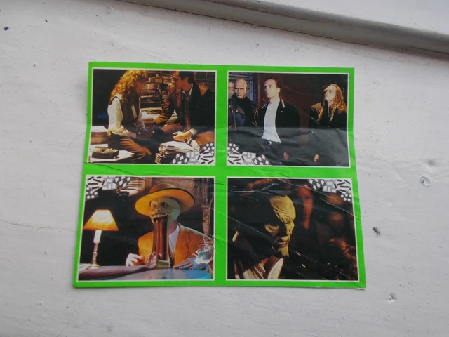 THE MASK - JIM CARREY - 4 Stickers for MERLIN ALBUM 1994. No,s 116/117 ...