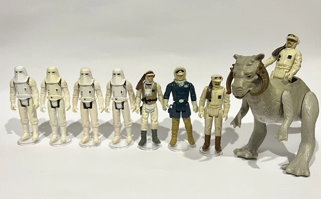HOTH VINTAGE KENNER 1977-83 Star Wars Action Figures lot, Empire ...