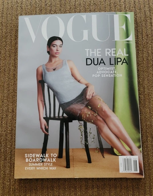 VOGUE USA AMERICAN Vogue Magazine June 2022 The Real Dua Lipa £14.99 ...