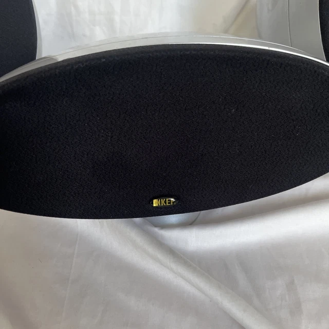 3 KEF HTS 3001 Speakers - Silver - Bookshelf Surround Satellites With ...