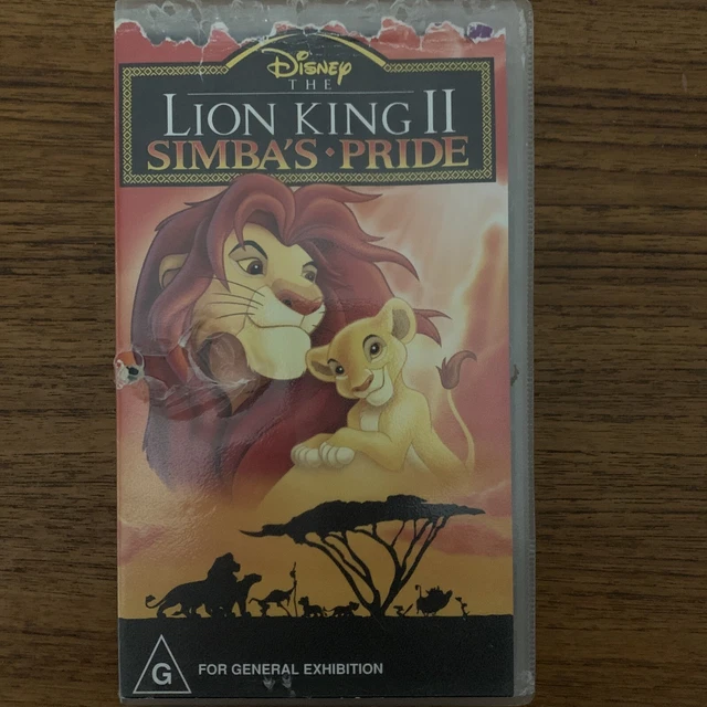 THE LION KING Ii Simba's Pride Vhs Video Tape (Walt Disney Classic) $3. ...