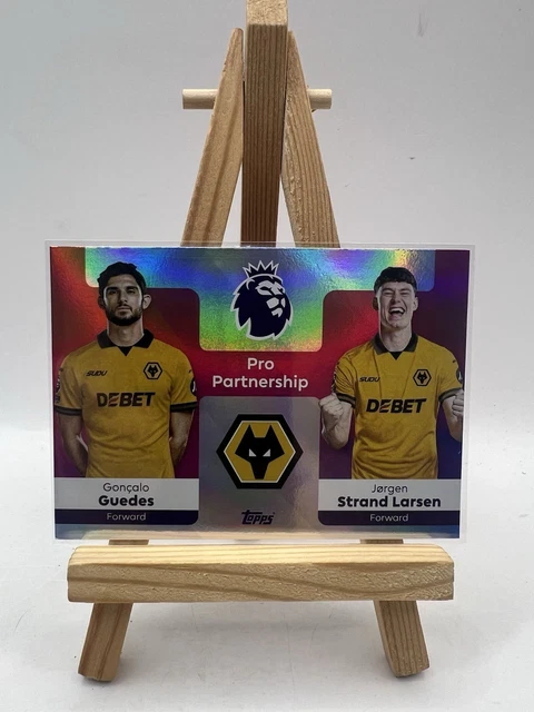 TOPPS PREMIER LEAGUE 2026 25/26 Guedes / Strand Larsen Wolves Pro ...