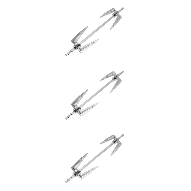 3 PACK STAINLESS Steel Rotisserie Spit Roast Chicken Fork Fish £19.95 ...