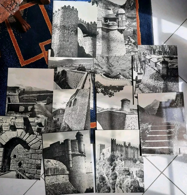 LOT 12 ANCIENNES Photos Noir/blanc Publicité CALCIUM SANDOZ "FORTE ...