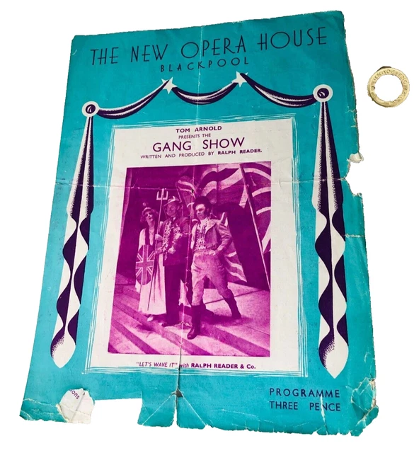 THEATRE PROGRAMME GANG Show 1946 Opera House Vintage Musical Blackpool ...