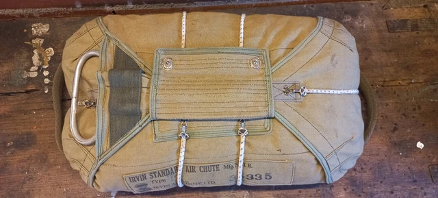 RARE PARACHUTE VENTRAL T7 US ww2 39-45 Indochine TAP EUR 450,00 ...