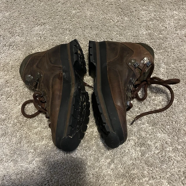 TIMBERLAND VINTAGE 90S Euro Hiker Brown Leather Boots Gorpcore Crunchy ...