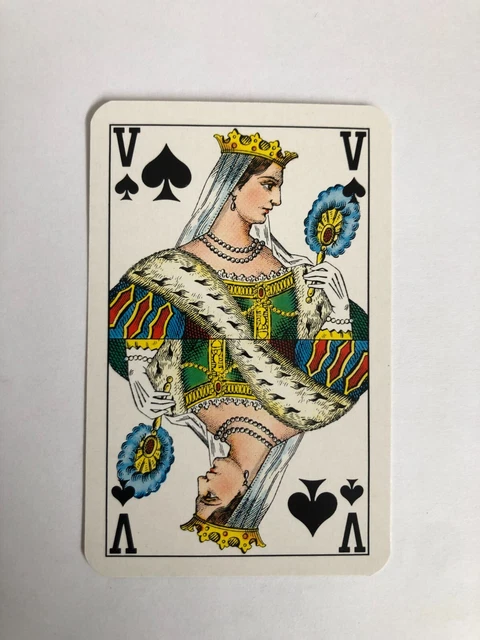 QUEEN LADY SWAP Playing Card Netherlands Dutch De Kuyper Royal ...