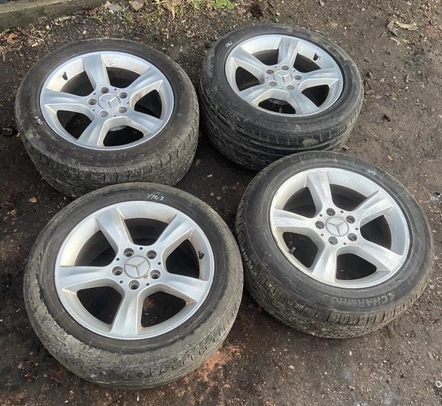 MERCEDES C CLASS W203 Clk 209 16” Alloy Wheels Staggered A2034012902 ...