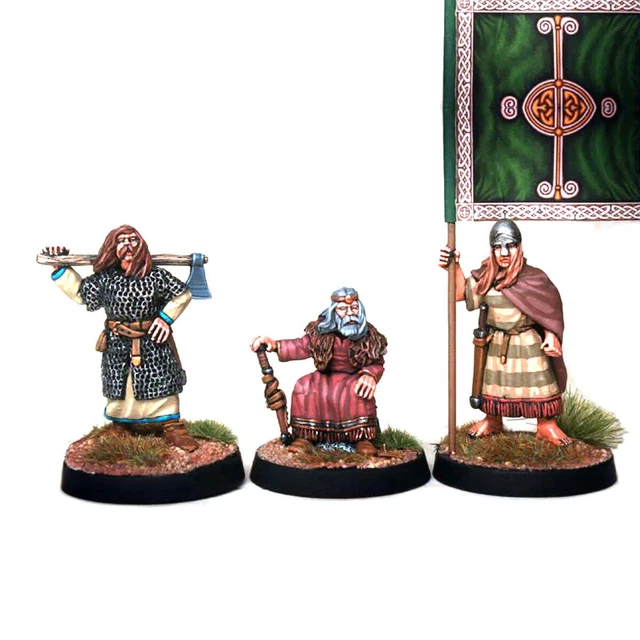 BARON'S WAR FOOTSORE Irish Brian Boru Saga 28mm Wargame Miniatures £9. ...