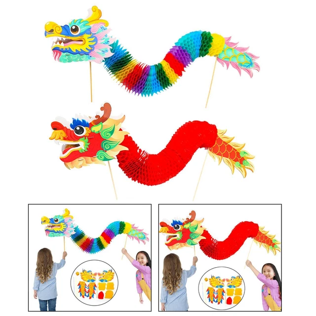 JOUETS DE DRAGON en papier chinois, guirlande de Dragon du nouvel an ... JOUETS DE DRAGON en papier chinois, guirlande de Dragon du nouvel an ...