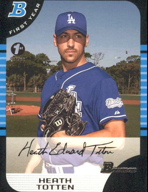 2005 BOWMAN 1ÈRE édition Los Angeles Dodgers carte de baseball #299 ...