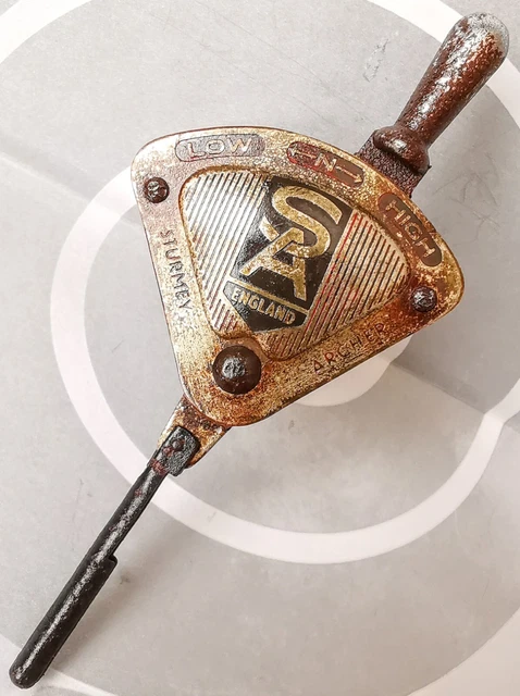 VINTAGE STURMEY ARCHER 3 Speed Quadrant Gear Lever, All Original Decals ...