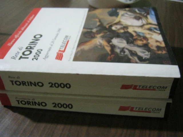 ITALIA ELENCO TELEFONICO Guida Telefono 2000 Torino +To 2 Vol 3,5 Kg ...