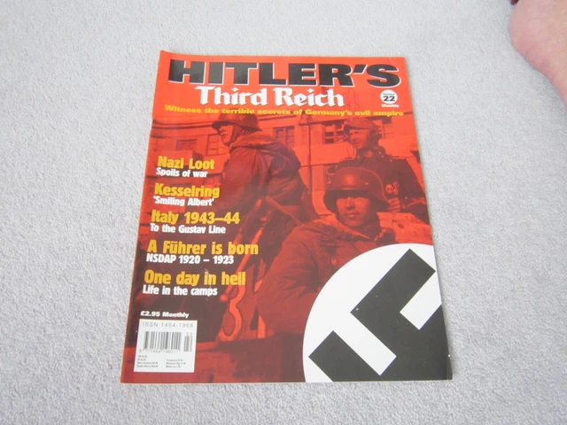 HITLER'S THIRD REICH magazine issue 22, Kesselring ,Italy 43-44 ,Nazi ...