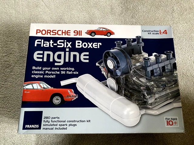 PORSCHE 911 FLAT-SIX Boxer Engine by Franzis, 1:4 scale construction ...