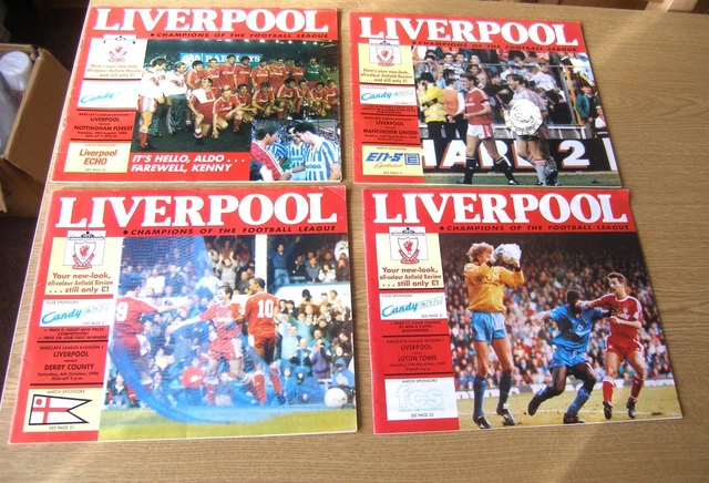 LIVERPOOL FC FOOTBALL Programmes 1990/91 £7.58 - PicClick UK